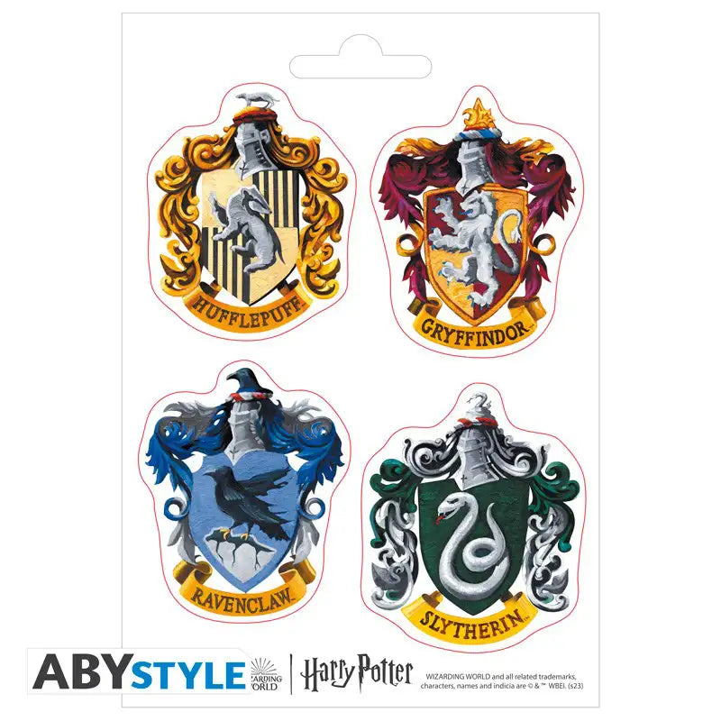 Harry Potter - Sticker (16 x 11cm) - Hogwarts Houses