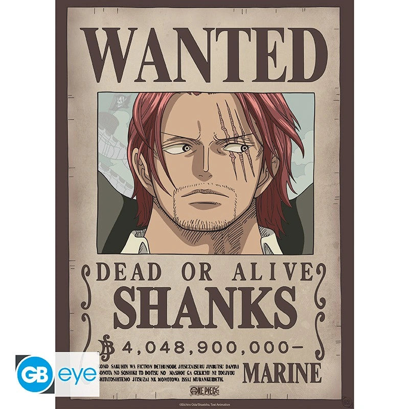 One Piece - Chibi Set 2 Poster (52 x 38cm) - Wanted Shanks & Blackbear