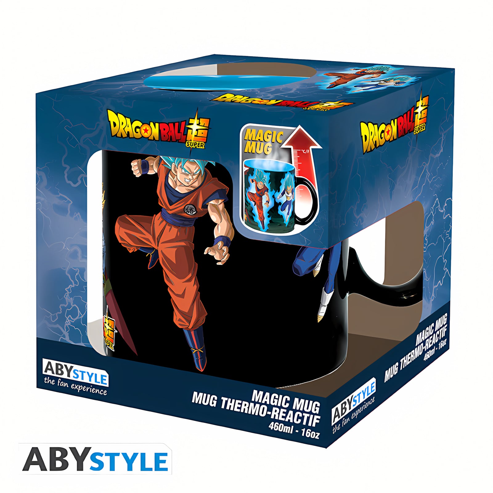 Dragon Ball Super - Mug Heat Change 460ml - Saiyans vs Black