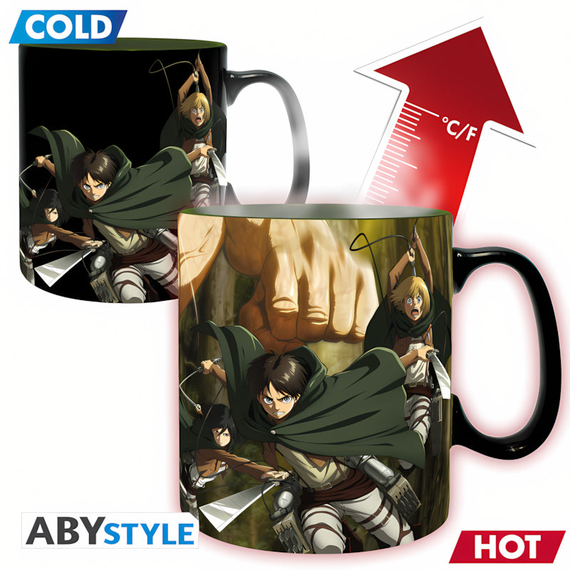 Attack On Titan - Mug Heat Change 460ml - Titan S3
