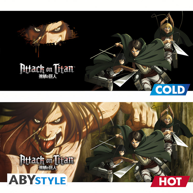 Attack On Titan - Mug Heat Change 460ml - Titan S3