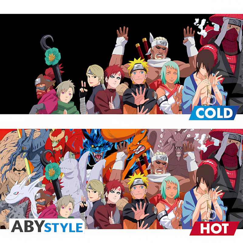 Naruto Shippuden - Mug Heat Change 460ml - Biju & Jinchuriki