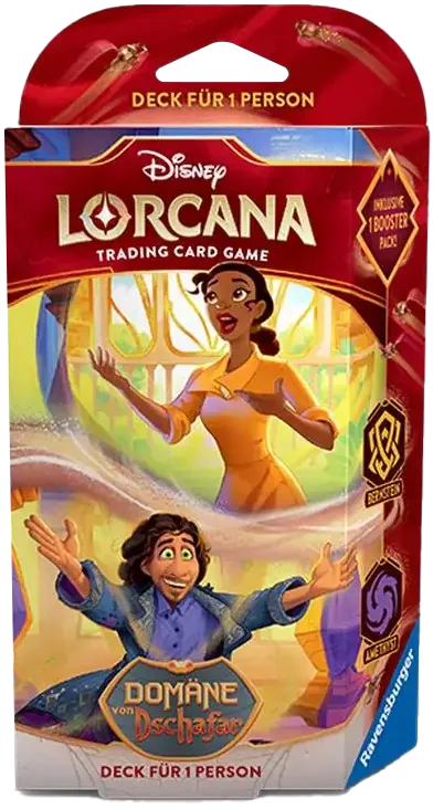 Disney Lorcana TCG: Domäne von Dschafar – Starter‑Deck Bernstein & Ame